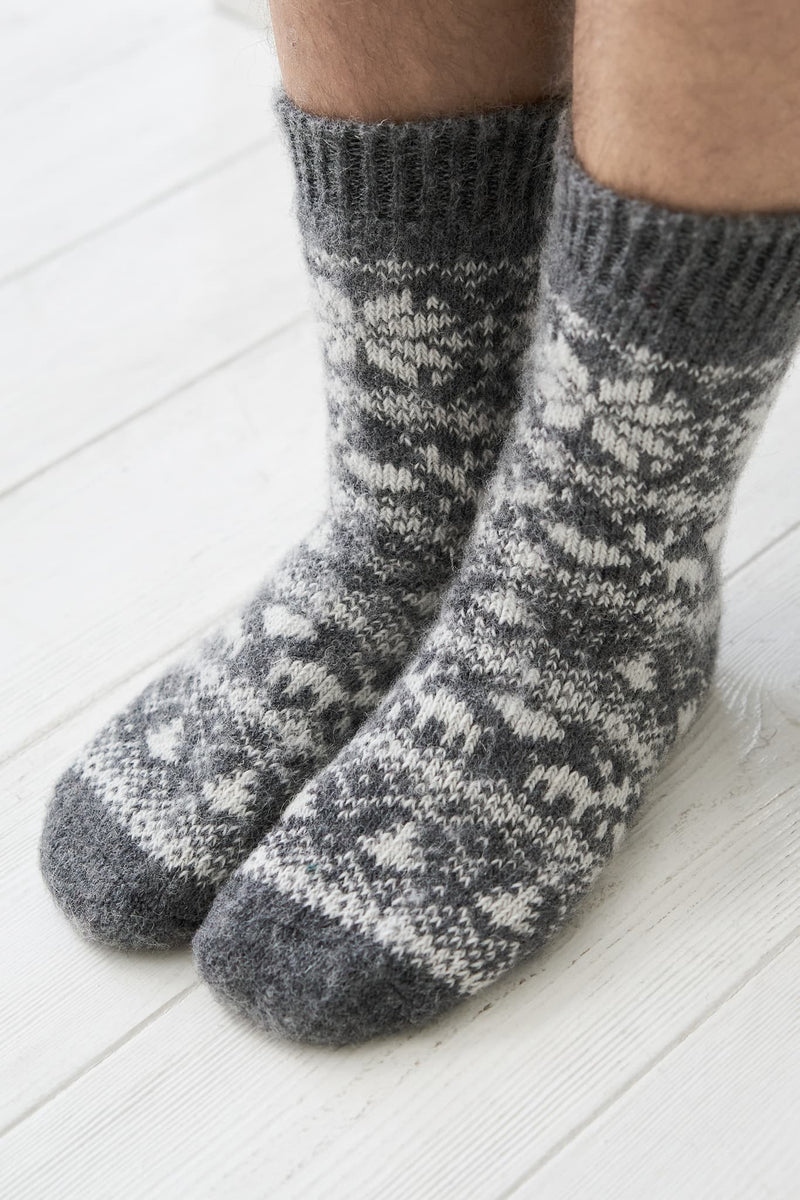Christmas comfy wool socks – BalticLinen