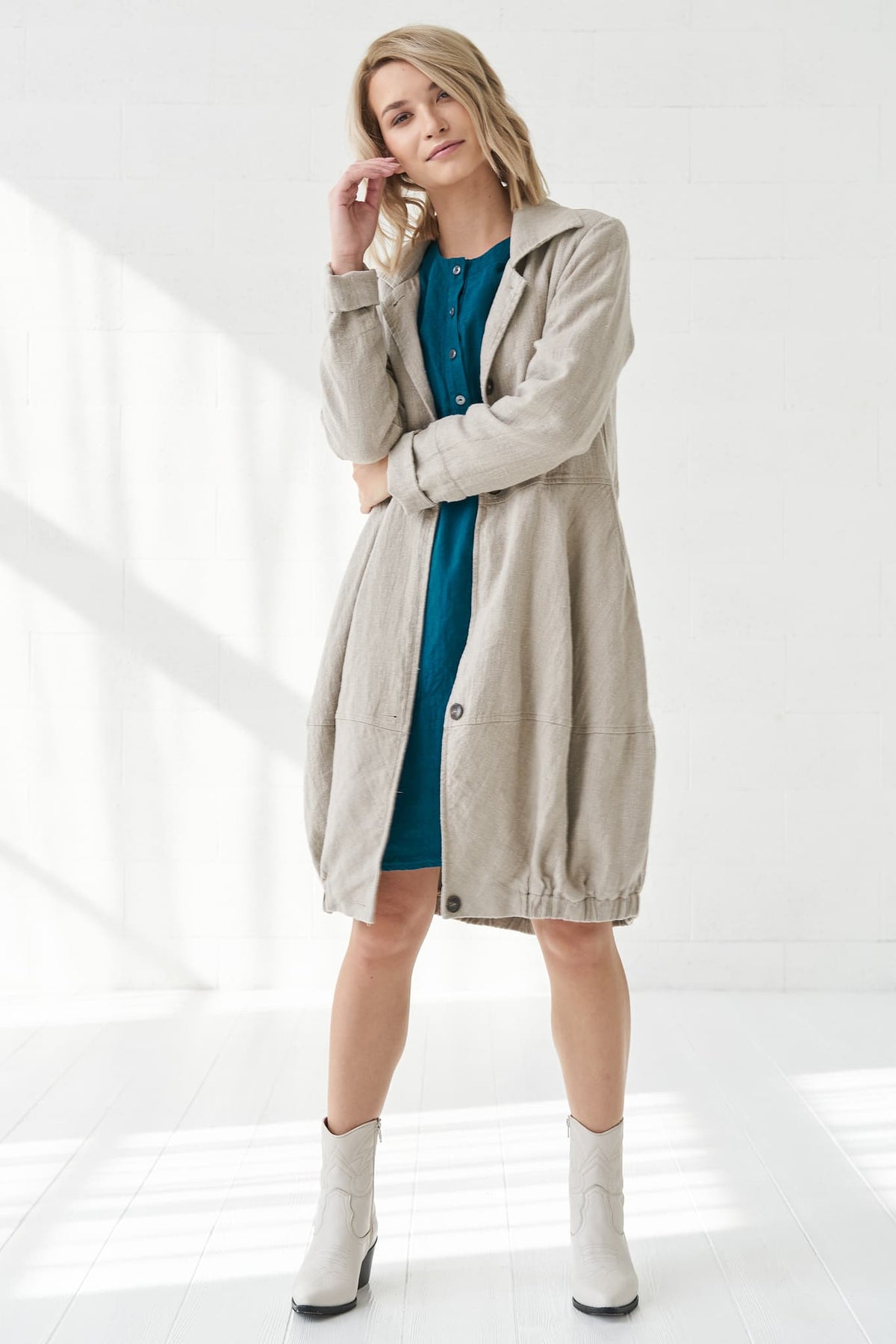 Linen Coats for Women: Fashionable and Cozy – BalticLinen